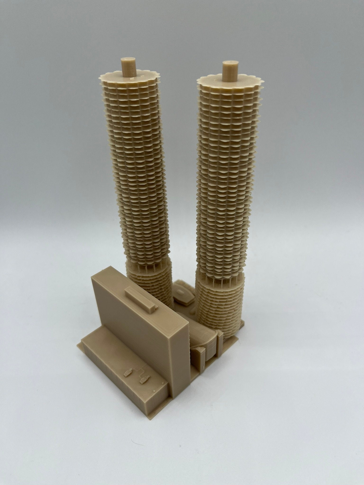 Marina City Model- 3D Printed - Etsy Canada