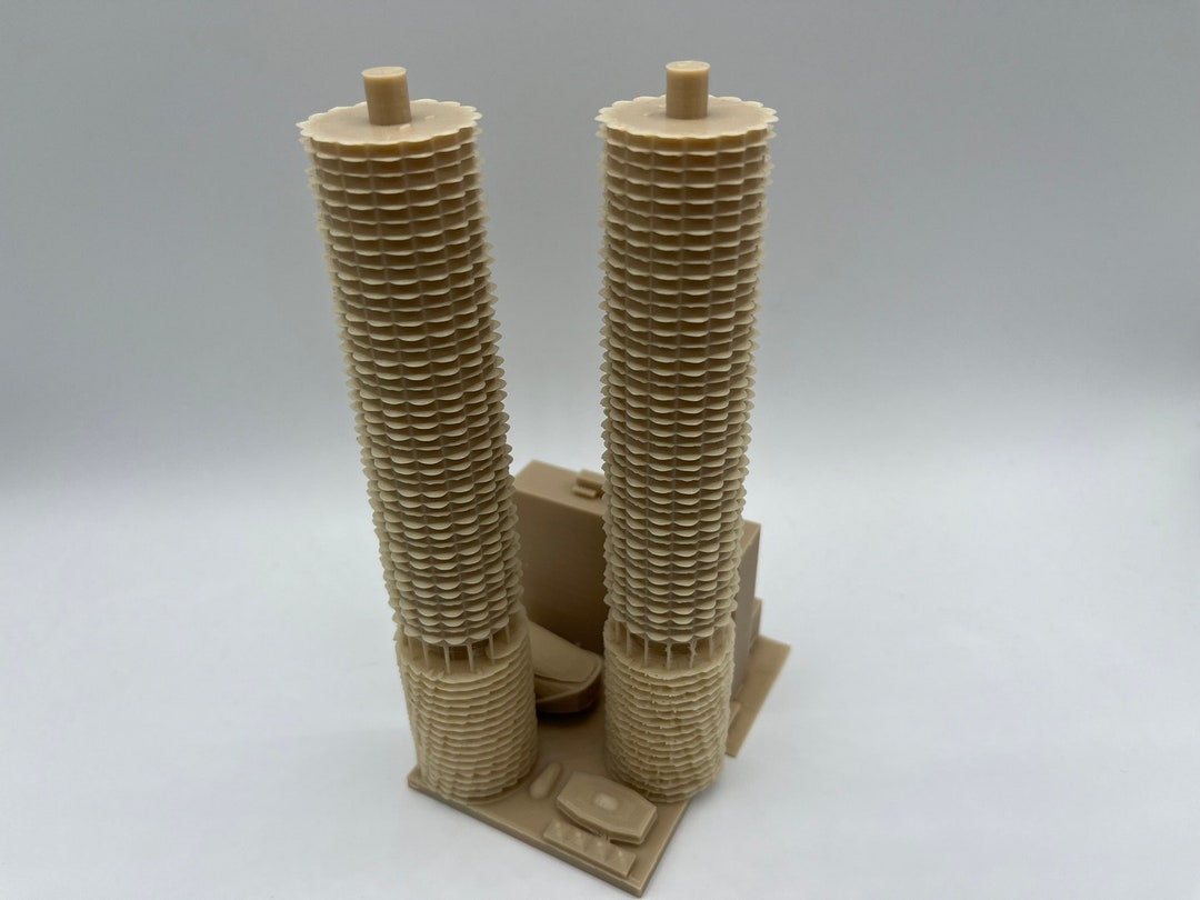 Marina City Model- 3D Printed - Etsy Canada