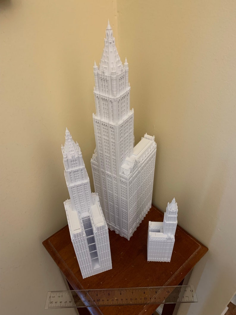 Woolworth Building Model 3D Printed | Etsy