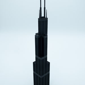Sears Tower Model 3D Printed | Etsy