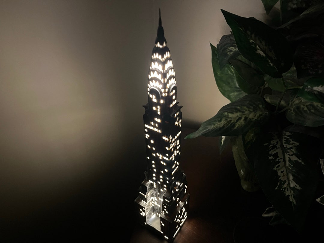 Chrysler Building Light up Model Small- 3D Printed - Etsy