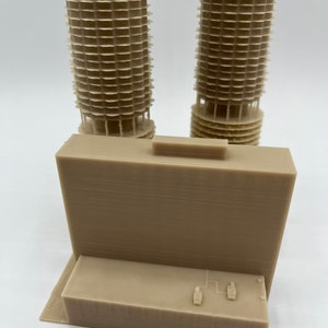 Marina City Model- 3D Printed - Etsy Canada