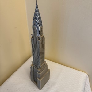 Chrysler Building Model- 3D Printed Full Color - Etsy