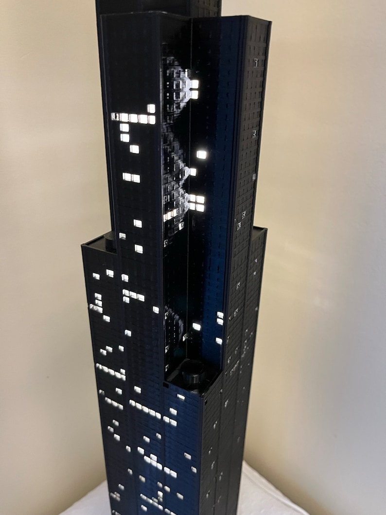 Sears Tower Light up Model 3D Printed first Edition - Etsy