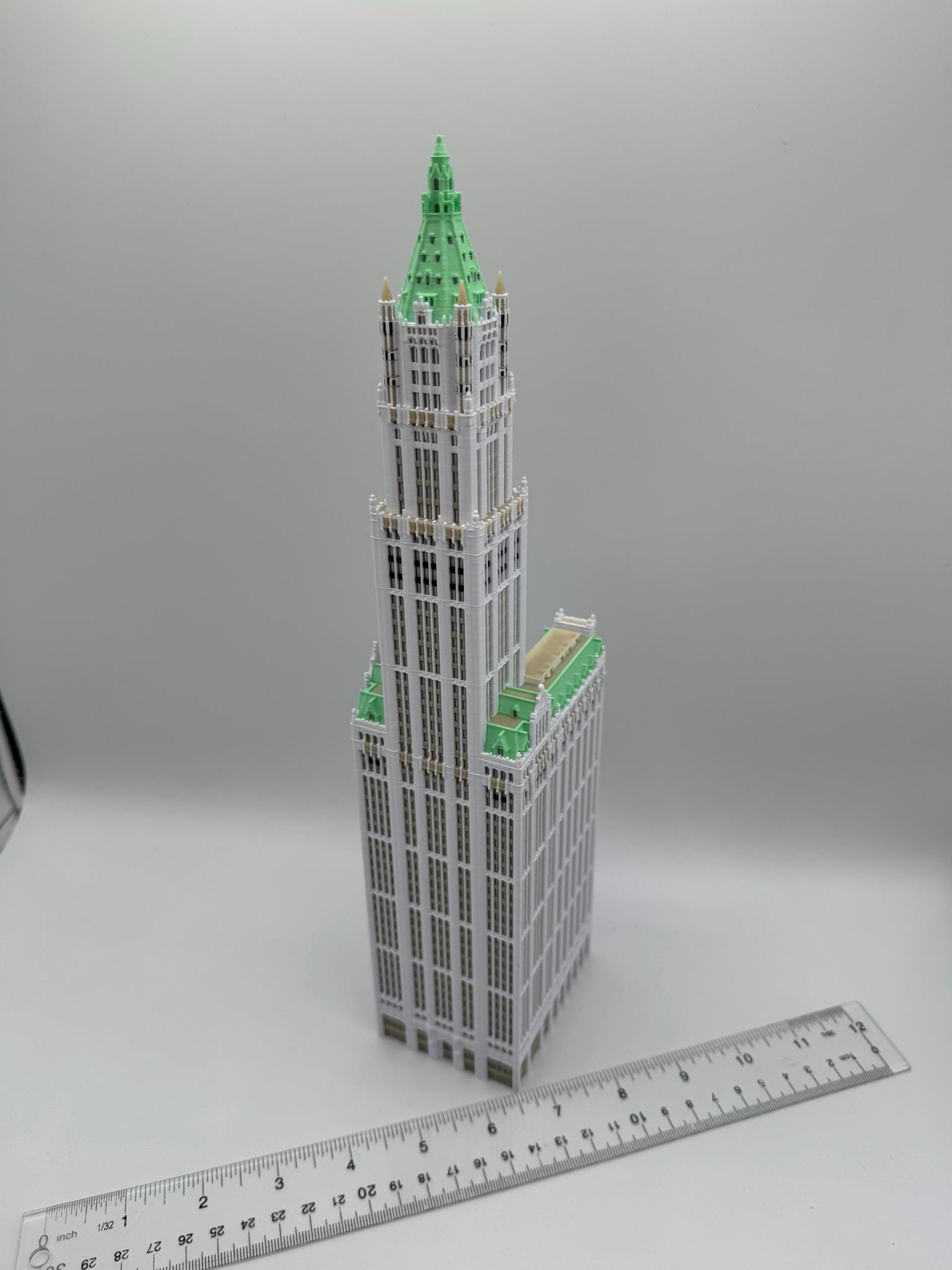 Woolworth Building Model- 3D Printed Full Color - Etsy