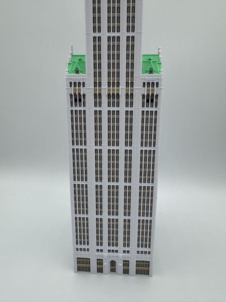 Woolworth Building Model- 3D Printed Full Color - Etsy