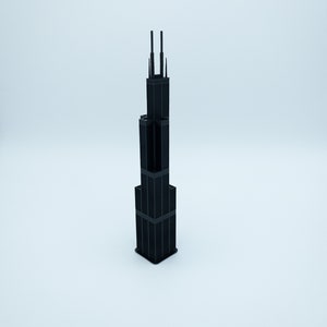 Sears Tower Model 3D Printed | Etsy