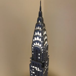 Chrysler Building Light up Model Small- 3D Printed - Etsy
