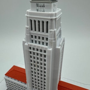 LA City Hall Model- 3D Printed Full Color - Etsy