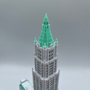 Woolworth Building Model- 3D Printed Full Color - Etsy