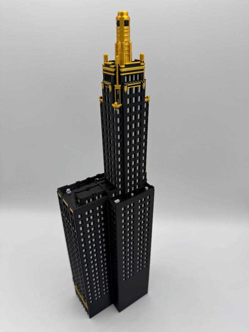 Carbide and Carbon Building Model- 3D Printed Full Color - Etsy