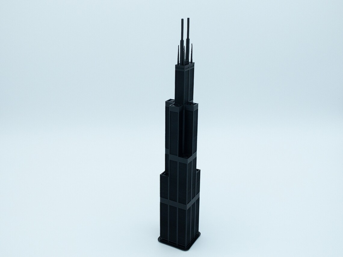 Sears Tower Model 3D Printed | Etsy