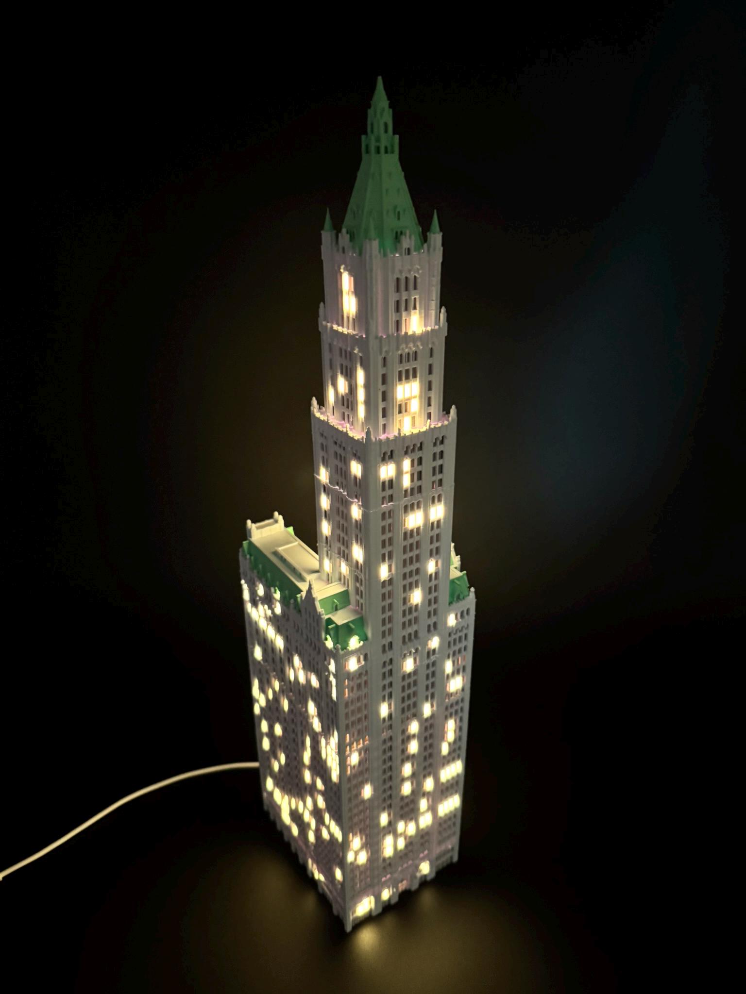 Woolworth Building Light up Model- 3D Printed - Etsy