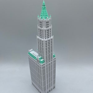 Woolworth Building Model- 3D Printed Full Color - Etsy