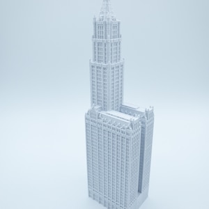 Woolworth Building Model- 3D Printed - Etsy Canada