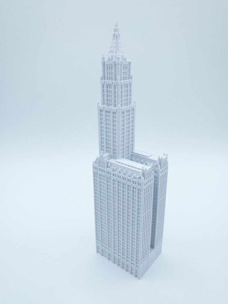 Woolworth Building Model 3D Printed | Etsy