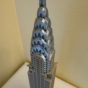 Chrysler Building Model- 3D Printed Full Color - Etsy