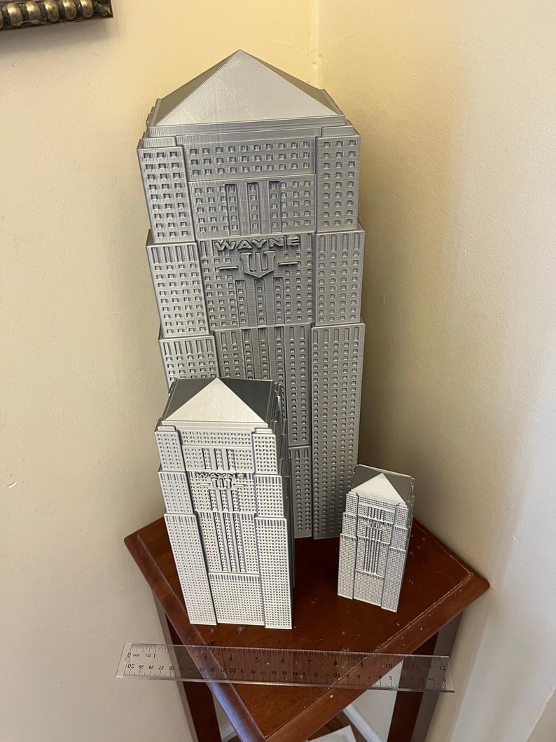 Wayne Tower Model 3D Printed | Etsy