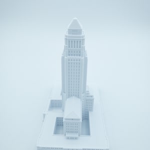 LA City Hall Model- 3D Printed - Etsy