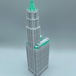 Woolworth Building Model- 3D Printed Full Color - Etsy