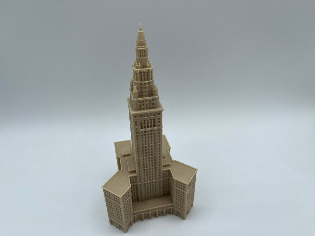 Cleveland Terminal Tower Model- 3D Printed - Etsy