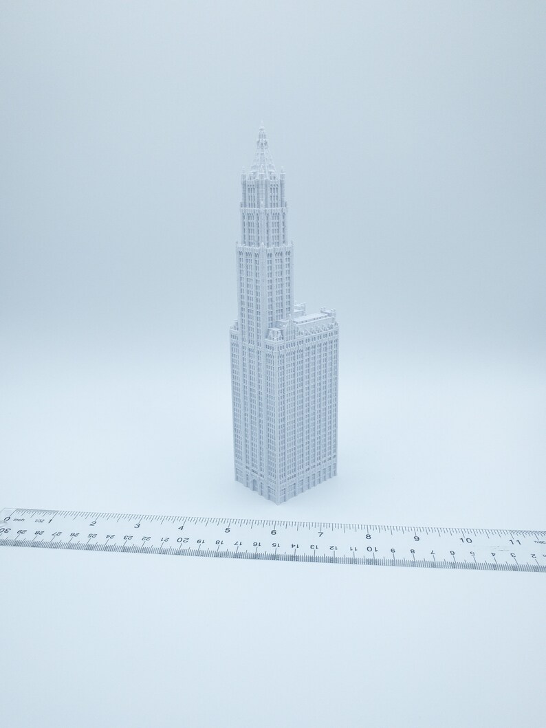 Woolworth Building Model 3D Printed | Etsy