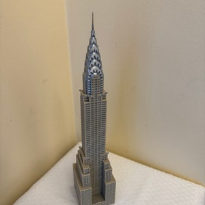 Chrysler Building Model- 3D Printed Full Color - Etsy