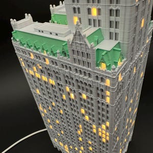 Woolworth Building Light up Model- 3D Printed - Etsy