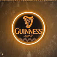 Guinness Neon Sign, LED Guinness Beer Light, Bar Light up Sign ...