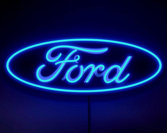Ford F100 LED Neon Sign Size 8x12 - Etsy