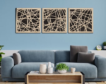 Abstract Wood Decor - Etsy