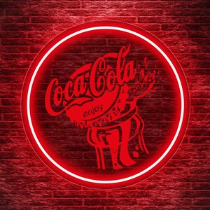 Coca Cola Neon Sign, Coca Cola Led Sign, Coca Cola Bottle Sign, Coke ...