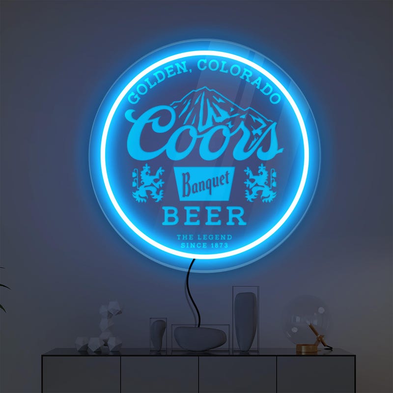 Coors Light Neon Sign - Etsy