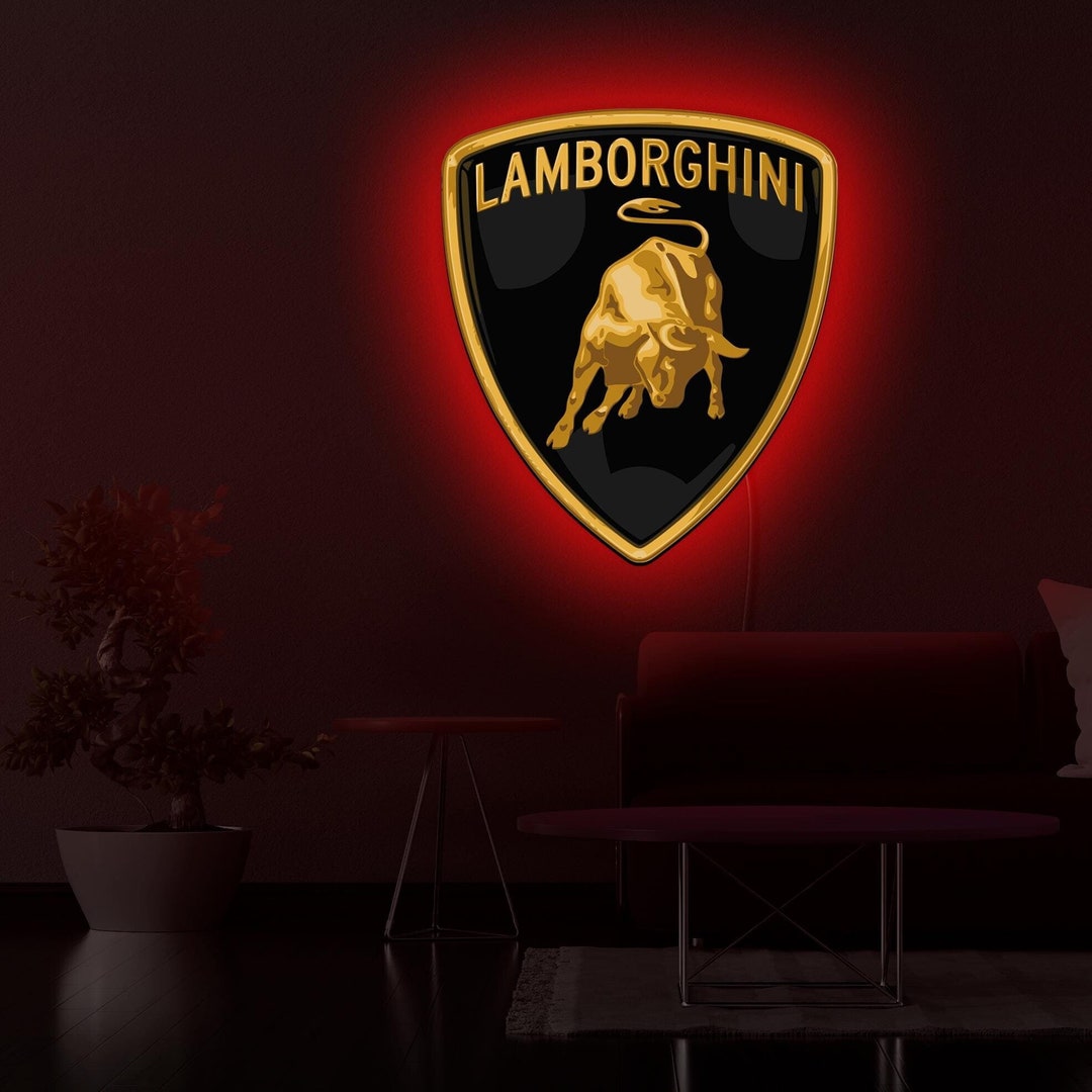 Lamborghini Neon Sign, Lamborghini Logo, Lamborghini Led Sign, Garage ... Lamborghini Neon Sign, Lamborghini Logo, Lamborghini Led Sign, Garage ...