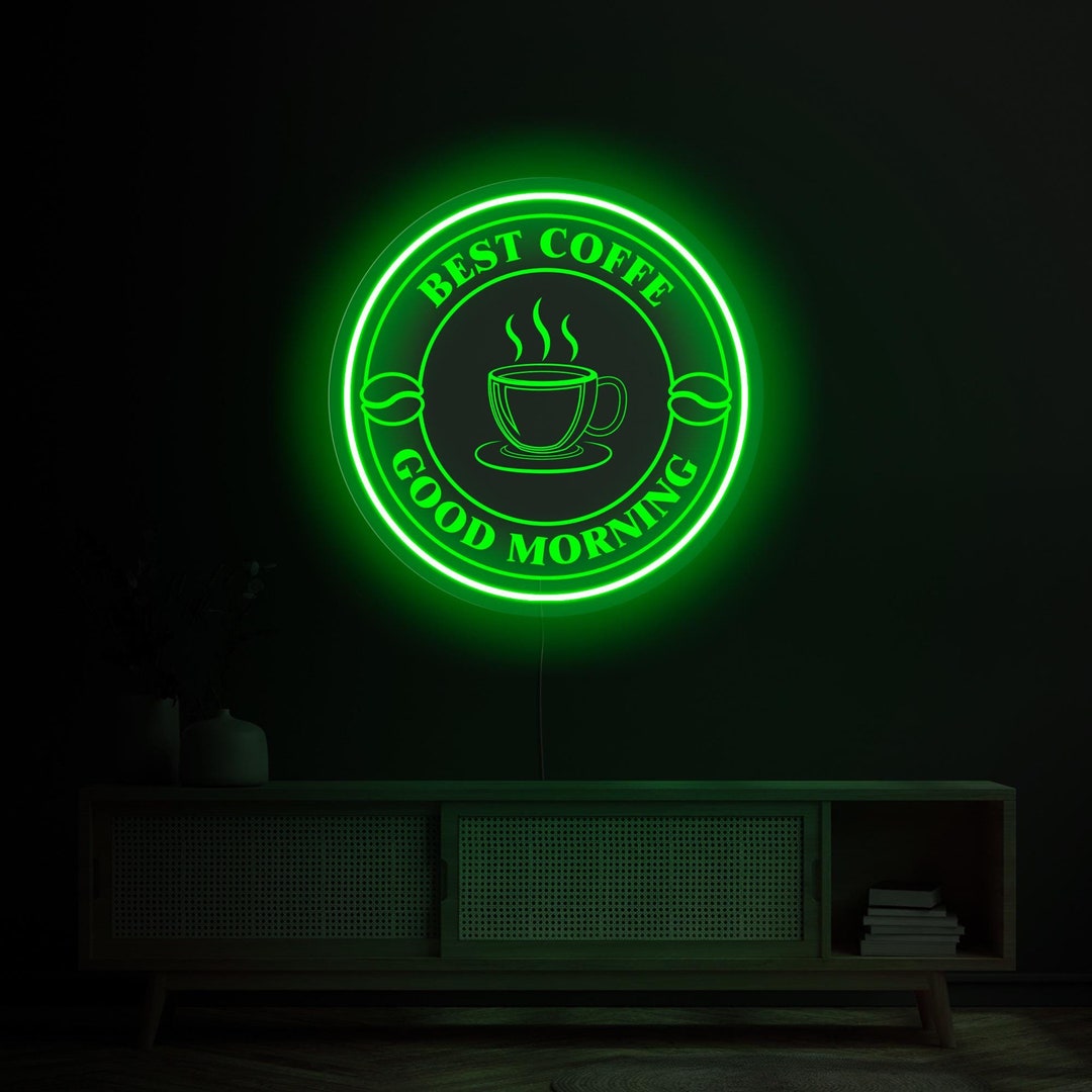 Coffee Bar Neon Sign, Coffee Bar Custom Sign Hanging, Coffee Bar ...