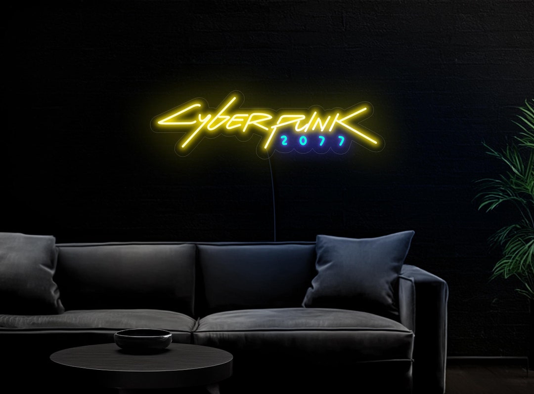 Cyberpunk 2077 Neon Sign, Cyberpunk Neon Sign, Cyberpunk 2077 Logo Sign ...