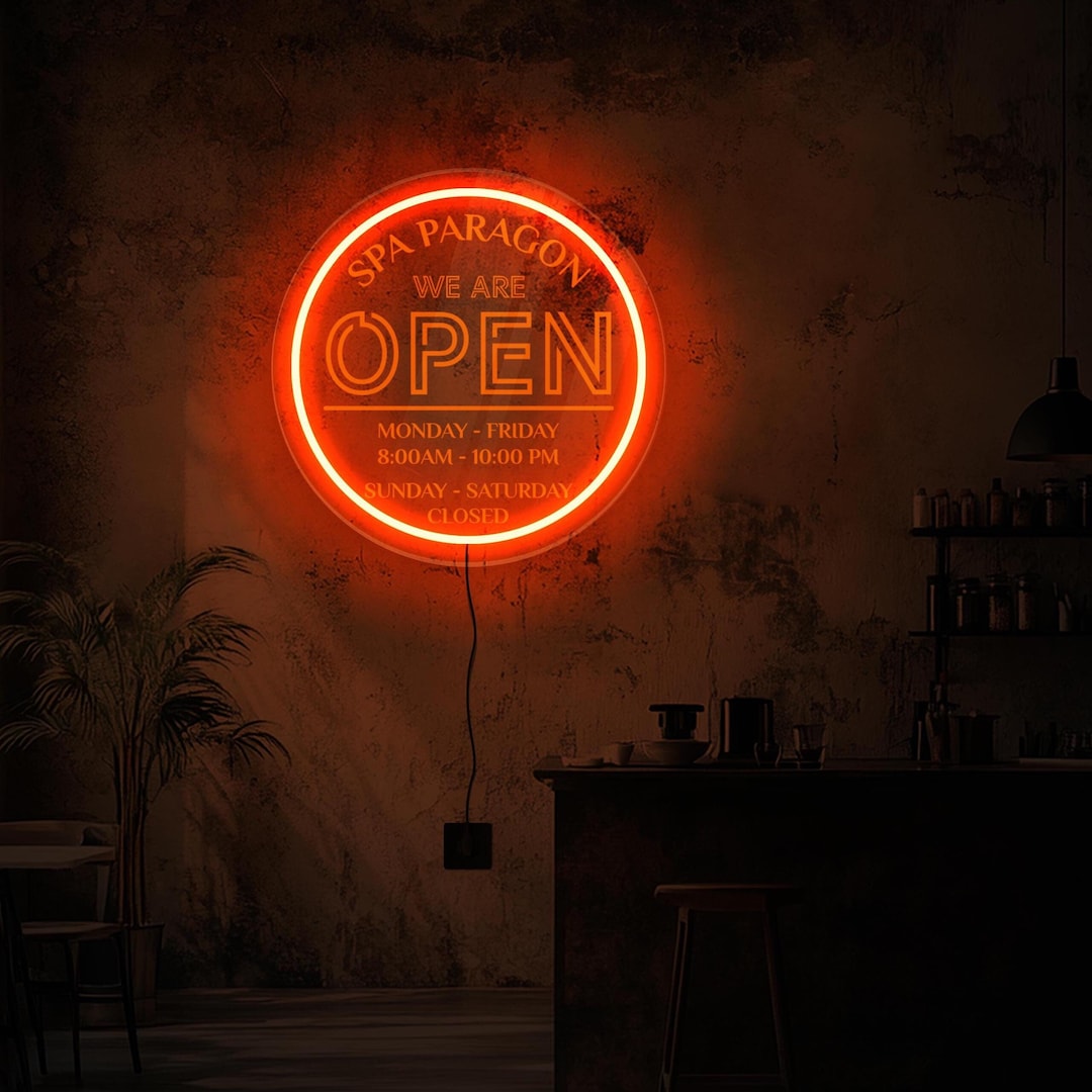 Open Neon Sign for Window for Business, Open Led Sign, Custom Open Sign ...
