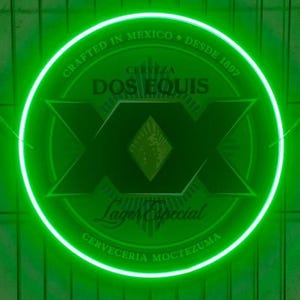 Dos Equis Neon Sign, Dos Equis Logo, Dos Equis Led Sign, Beer Neon Sign ...