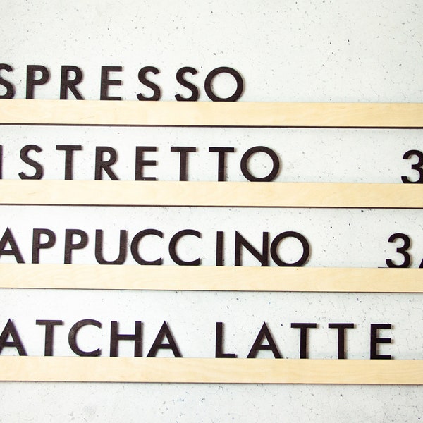 Changeable Menu Board - Etsy