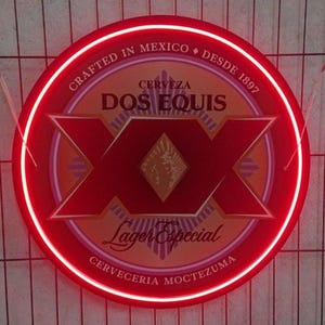 Dos Equis Neon Sign, Dos Equis Logo, Dos Equis Led Sign, Beer Neon Sign ...