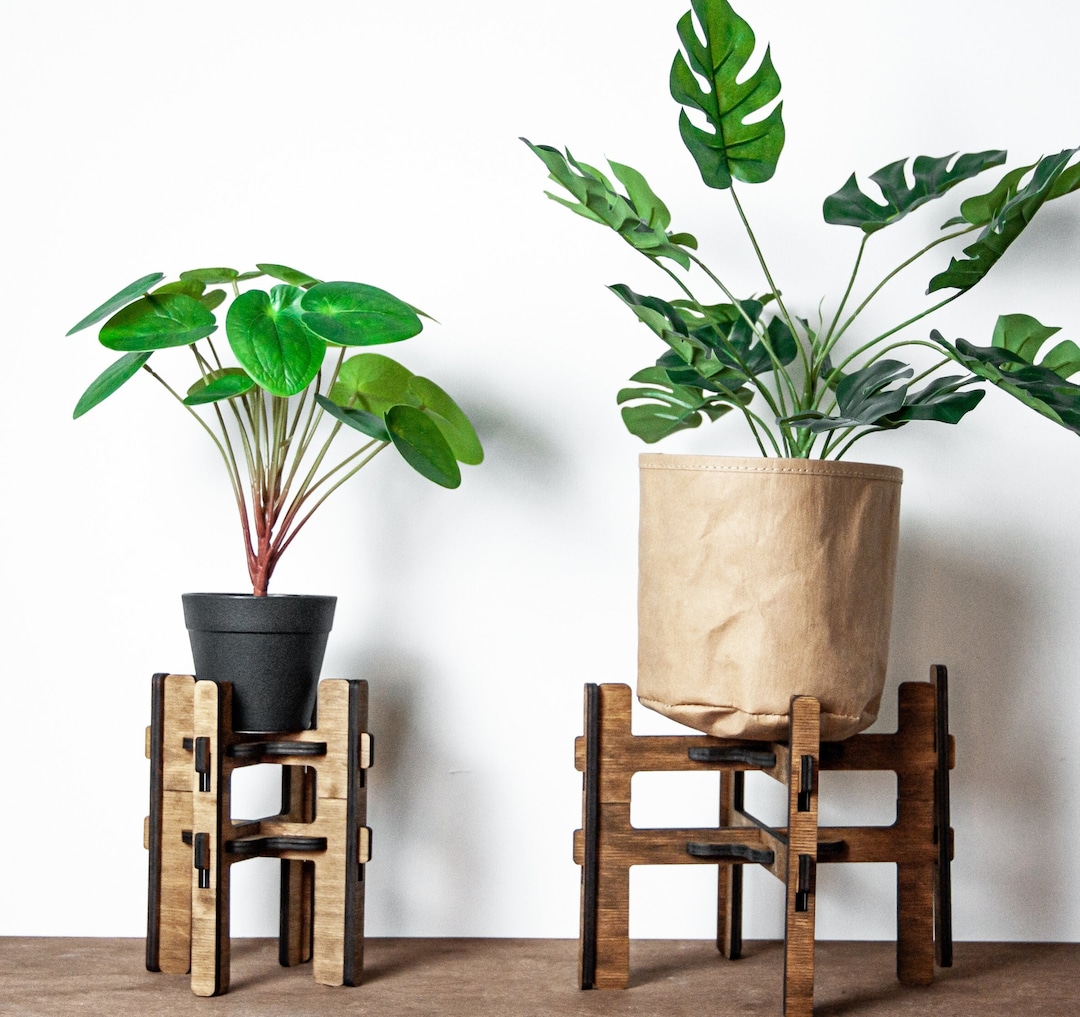 Plant Stand Indoor Tall, Plant Stand Wooden, Mid Century Plant Stand ...