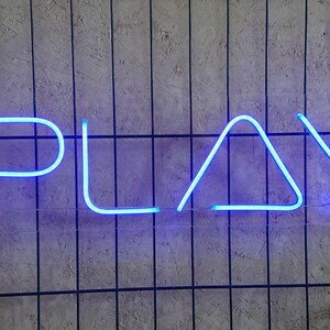 Play Neon Sign, Play Led Sign, Game Room Neon Sign, Playroom Neon Sign ...