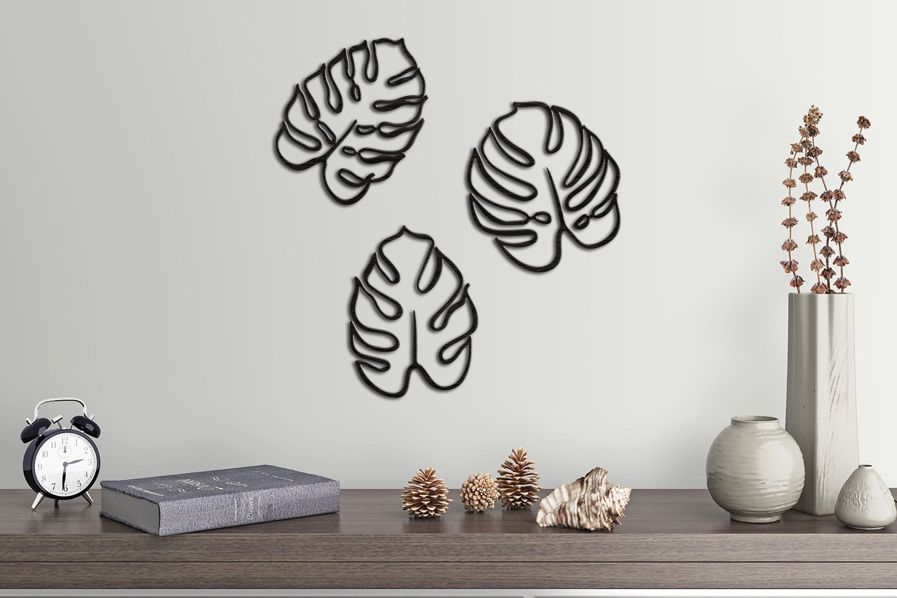 Monstera Leaf Wood Art Monstera Wood Wall Art Monstera | Etsy