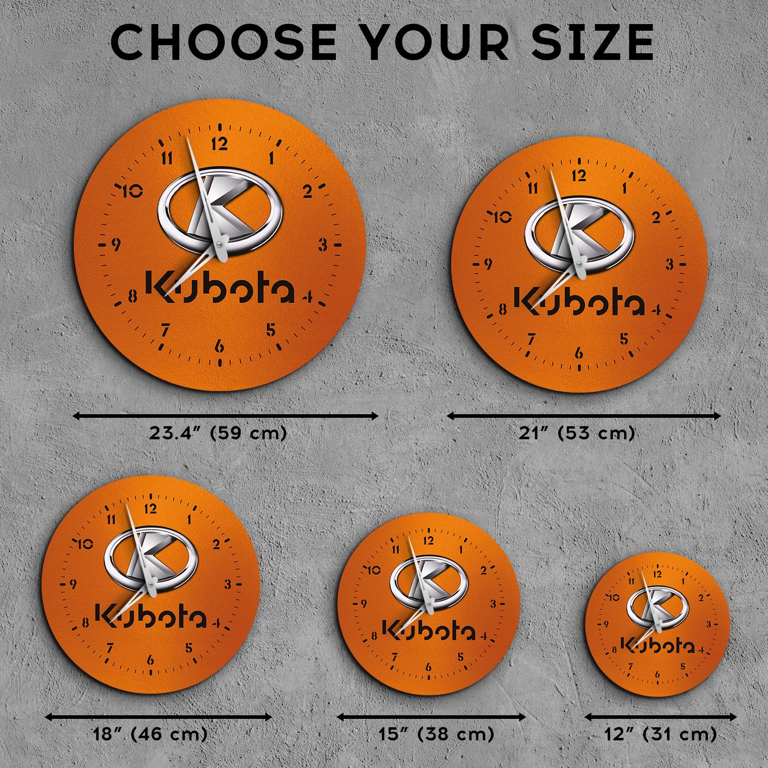 Kubota Wall Clock, Kubota Neon Clock, Kubota Led Sign, Kubota Light ...