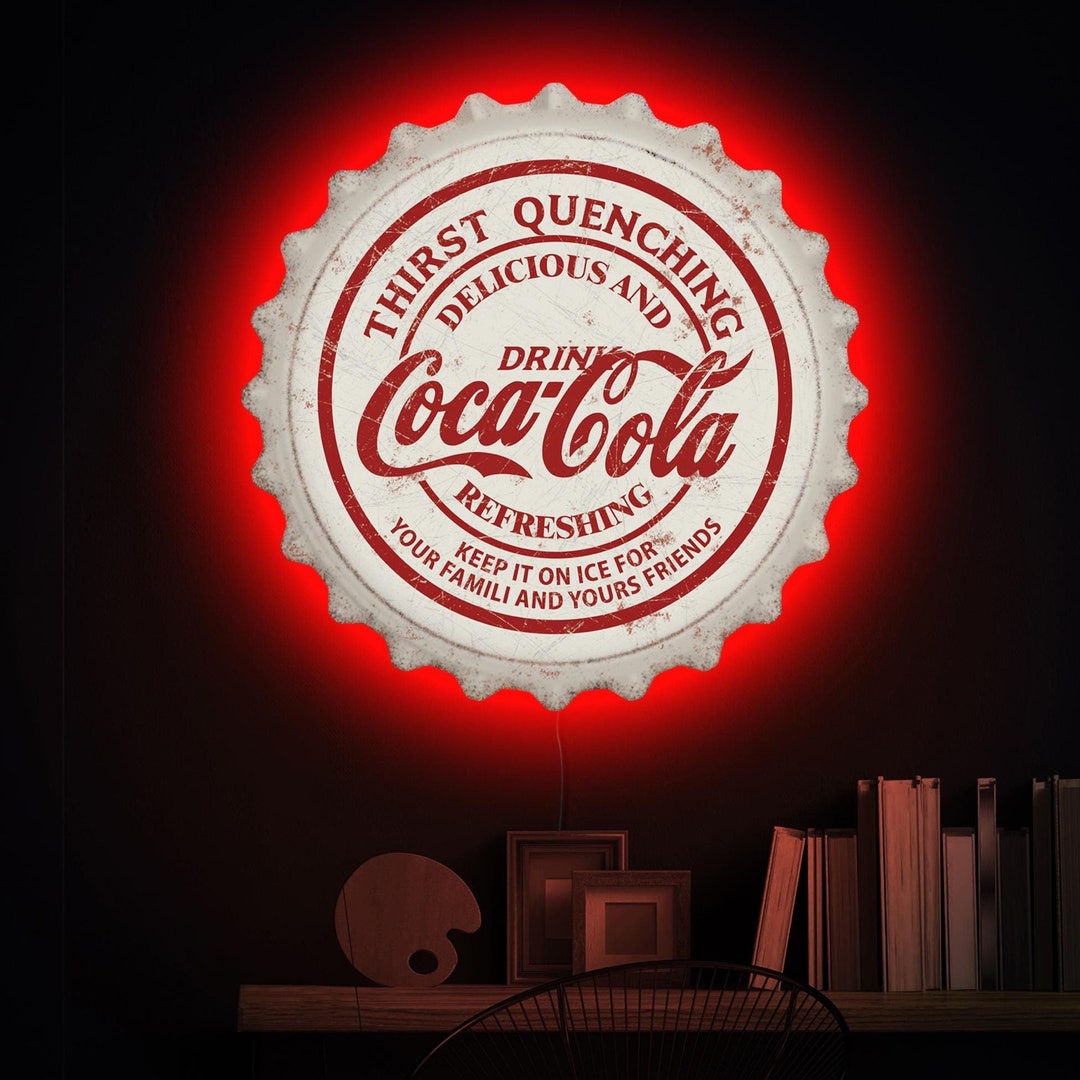 Coca Cola Neon Sign, Coca Cola Logo Sign, Coca Cola Led Sign, Coke ...