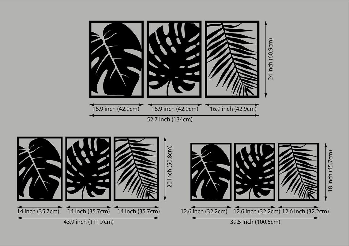 Monstera Wall Art, Monstera Wall Decor, Monstera Wood Decor, Monstera ...