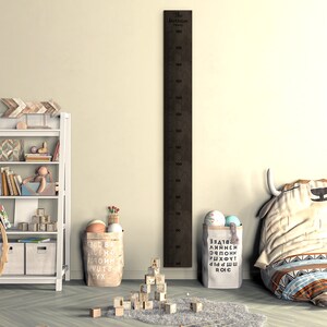 Wooden Ruler Growth Chart, Ruler Growth Chart, Growth Chart for Kids ...