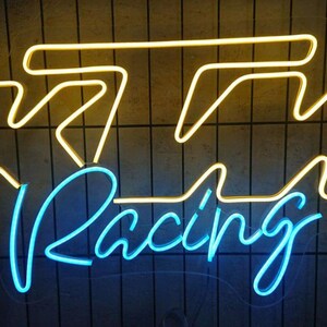 KTM Racing Neon Sign, KTM Logo Lighted, KTM Motorcycle Sign, Garage ...