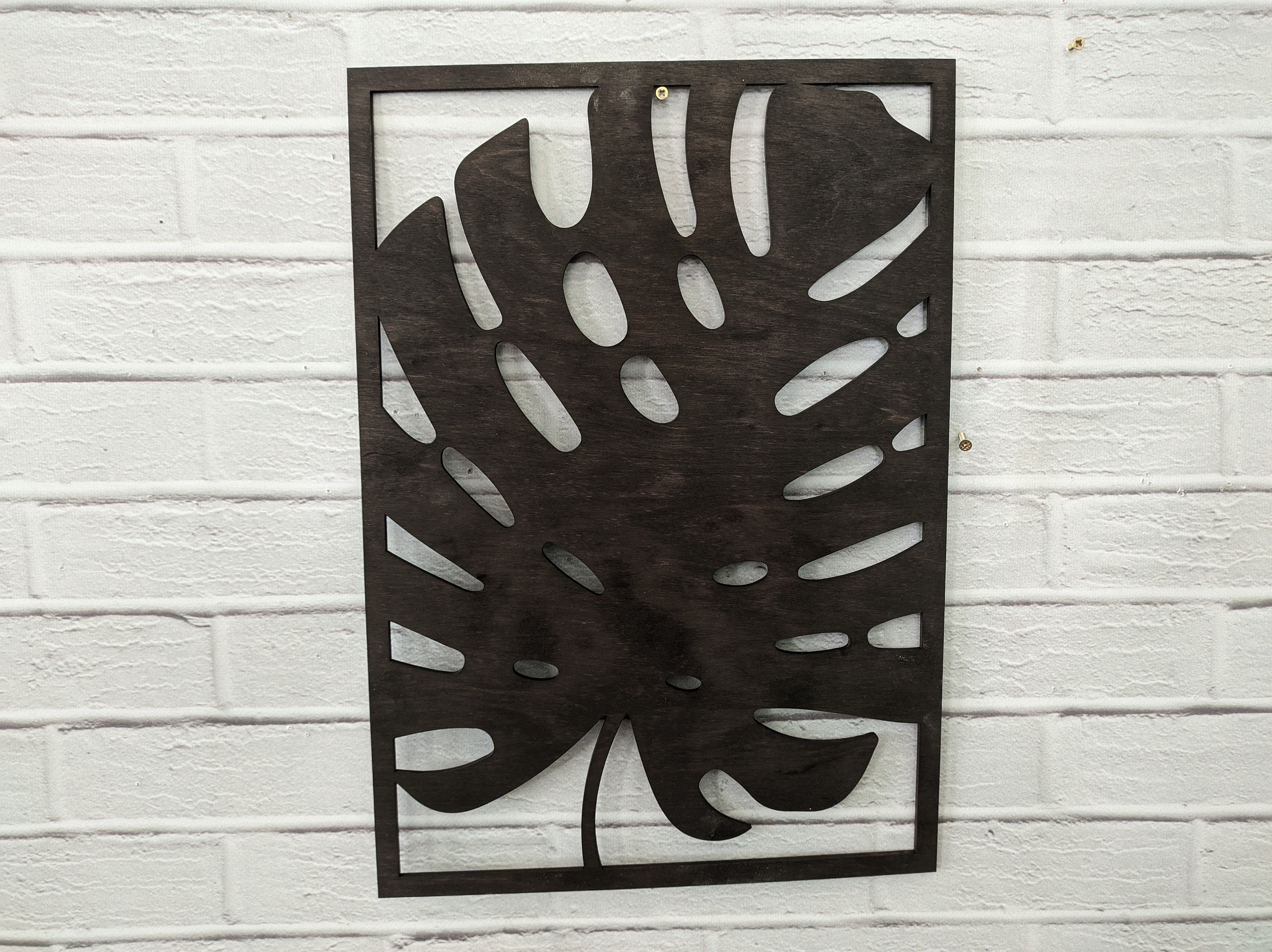 Monstera Wall Art Monstera Wall Decor Monstera Wood Decor - Etsy