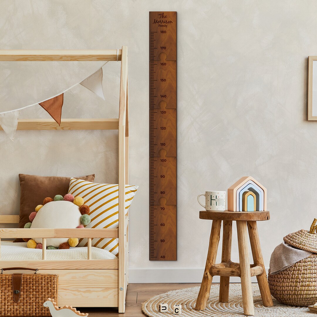 Wooden Ruler Growth Chart, Ruler Growth Chart, Growth Chart for Kids ...